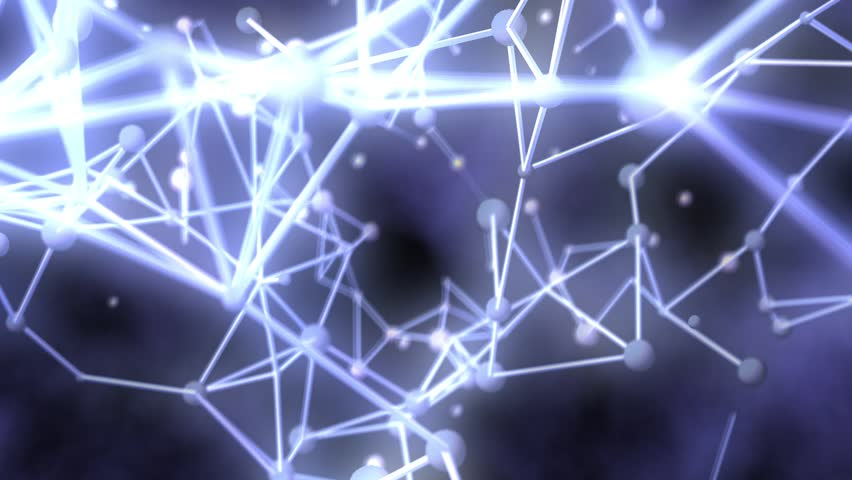 Abstract Digital Data Plexus Binary Nodes And Connection Paths Within 6885