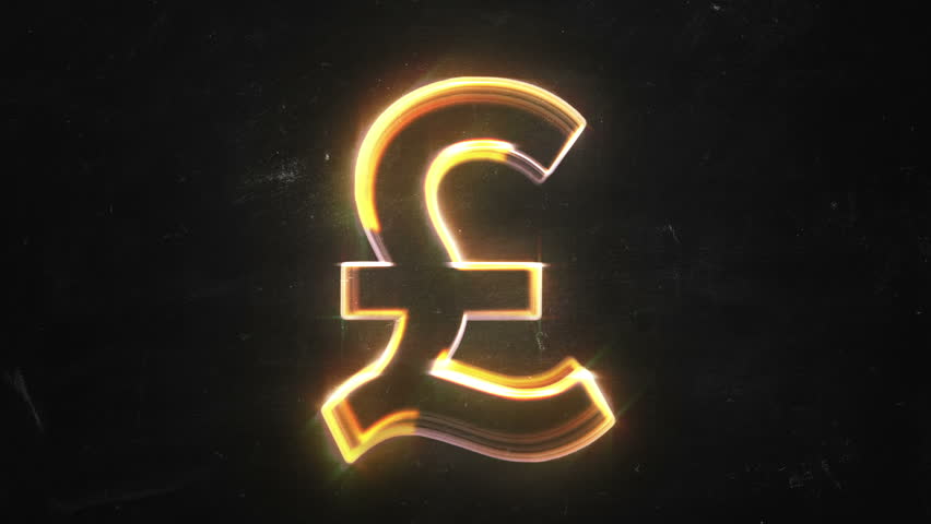 Neon Light British Pound Sign Stock Footage Video (100% Royalty-free ...