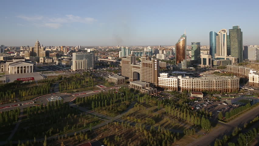Astana - Circa September 2014: Stock Footage Video (100% Royalty-free ...