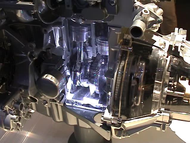 Stock video of interior of modern car power engine | 8353 | Shutterstock