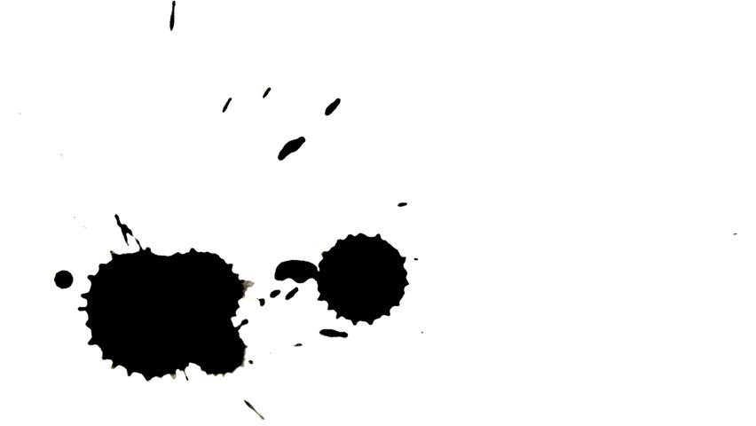 Stock video of drop black ink blot blob | 8441923 | Shutterstock