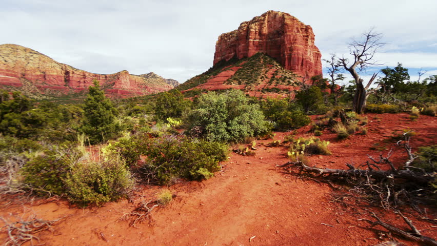 Arizona Landscape, Desert Climate. Sedona, Stock Footage Video (100% ...