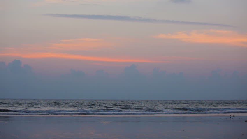 Ocean Sunset. Goa, India Stock Footage Video (100% Royalty-free ...