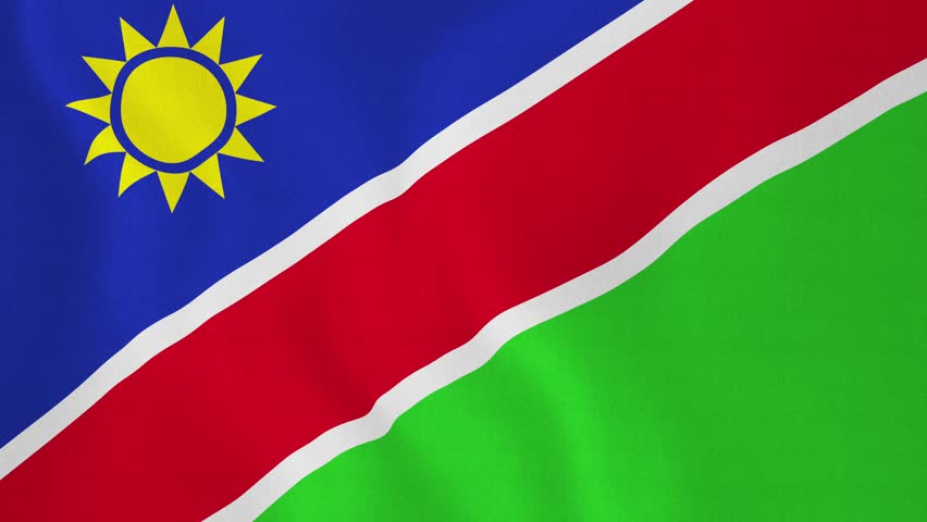 National Flag. NAM Namibia. Stock Footage Video 678865 | Shutterstock