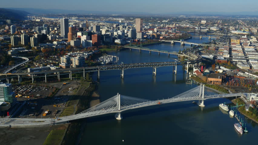 City of Portland, Oregon, Usa Stock Footage Video (100% Royalty-free ...