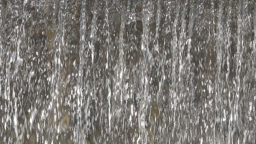 Stock Video Clip of Water is falling down and taking a | Shutterstock