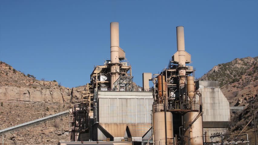 Stock video of a large industrial coal plant with | 9494333 | Shutterstock