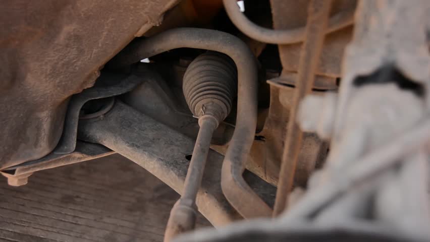 Chassis of the Car, Under Stock Footage Video (100% Royalty-free ...